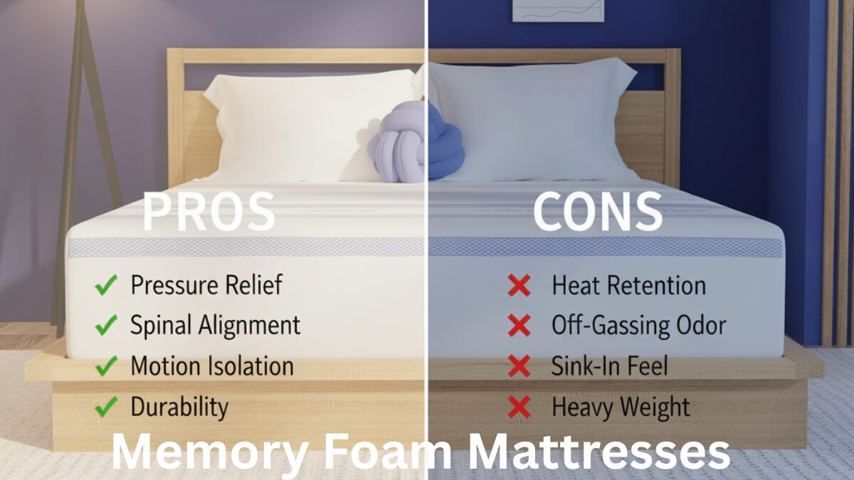 Memory Foam Mattresses Pros And Cons | Ever Comfy Bed